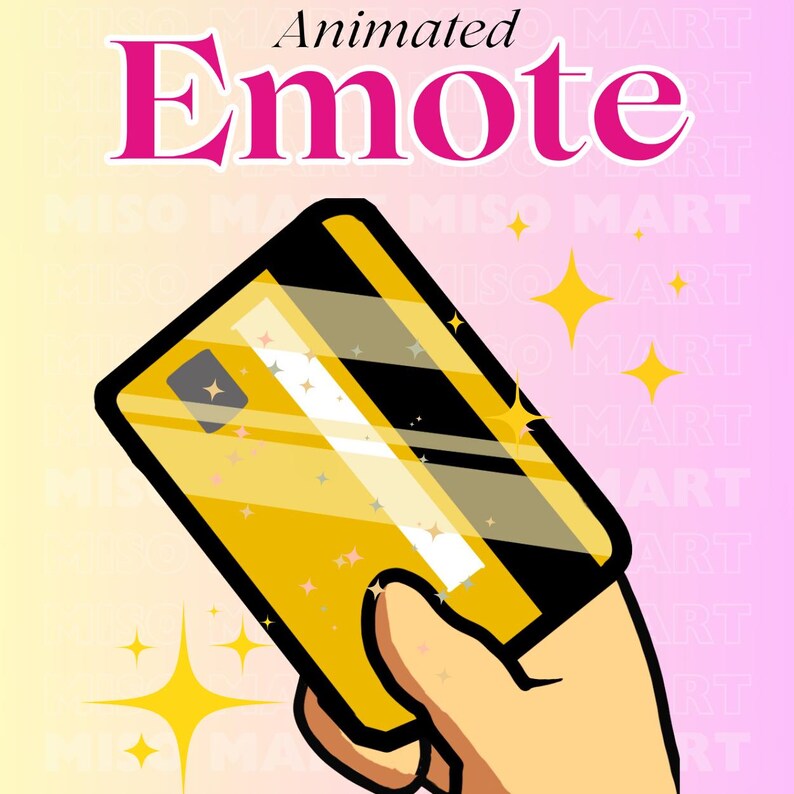 ANIMATED Gold Credit Card Emote - Etsy