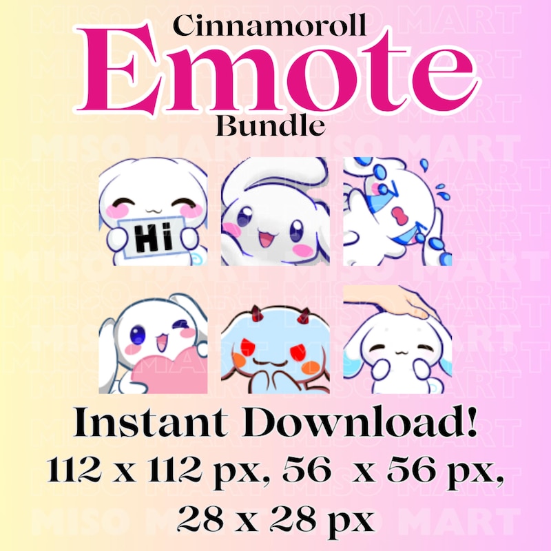 Cinnamon Roll Emotes - Etsy