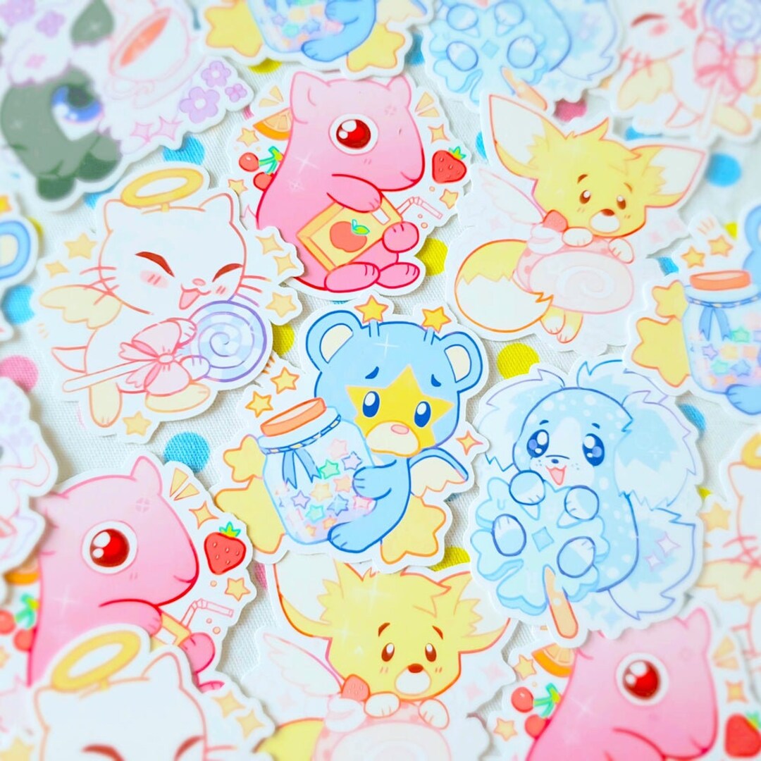 Virtual Pet Petpet Sweetie Stickers (meepit, Feepit, Baabaa, Ona ...