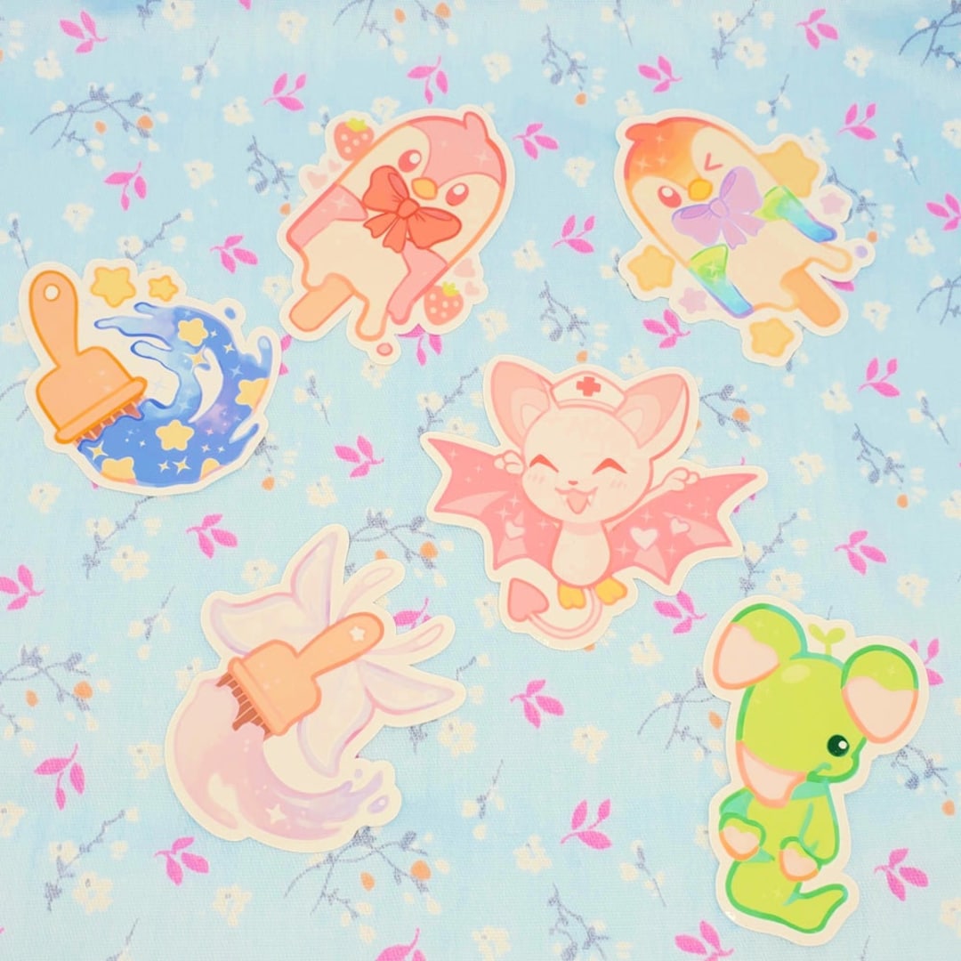 Virtual Pets Stickers (faerie Pb, Starry Paintbrush, Korbat, Brucicle ...