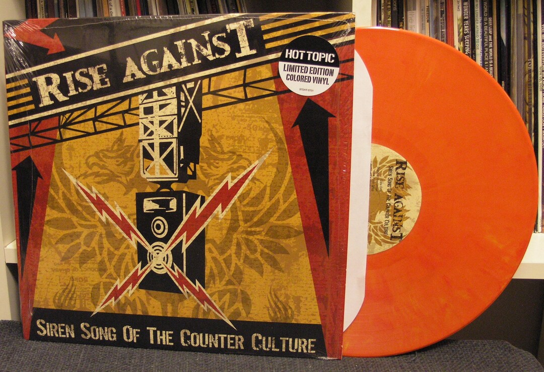 Rise Against siren Song of the Counter Culture LP Sealed red/yellow ...