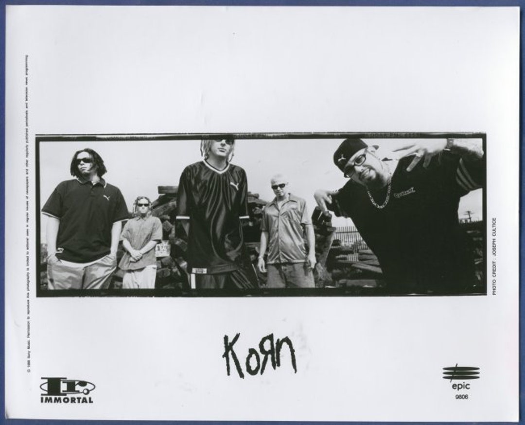 Korn follow the Leader Publicity/press Photo Orig 1993 - Etsy