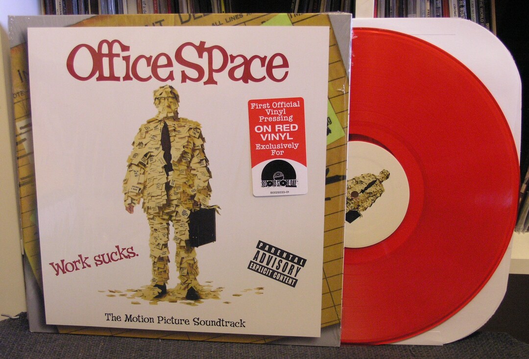 Varios Artistas Office Space Soundtrack LP Sellado Vinilo Rojo Ice Cube ...