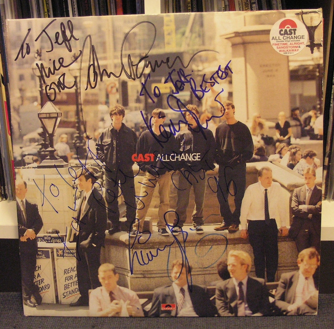 Cast all Change 2x LP NM Original UK Import out of Print autographed by ...