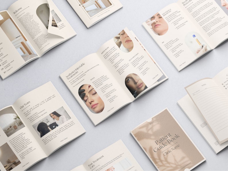 Patient Guidebook for Injectable Treatments. Client Booklet. Editable ...