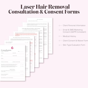 Laser Hair Removal Consultation Forms | Laser Hair Removal Consent Form ...