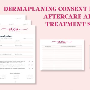Dermaplaning Consultation Form - Printable & iPad ***customisable ...
