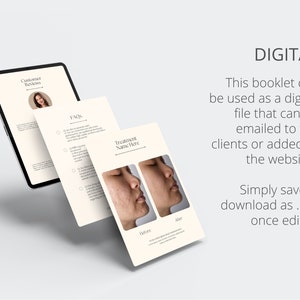 Patient Guidebook for Injectable Treatments. Client Booklet. Editable ...
