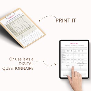 Fitzpatrick Skin Type Evaluation Form. Skin Type Questionnaire. Laser ...
