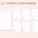 Printable Hairstyle Chart and Head Sheets. Hairdressing Head Sheets ...