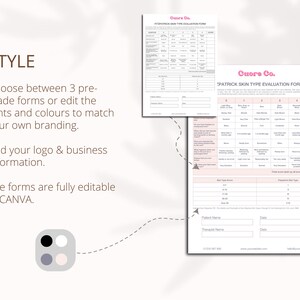 Fitzpatrick Skin Type Evaluation Form. Skin Type Questionnaire. Laser ...
