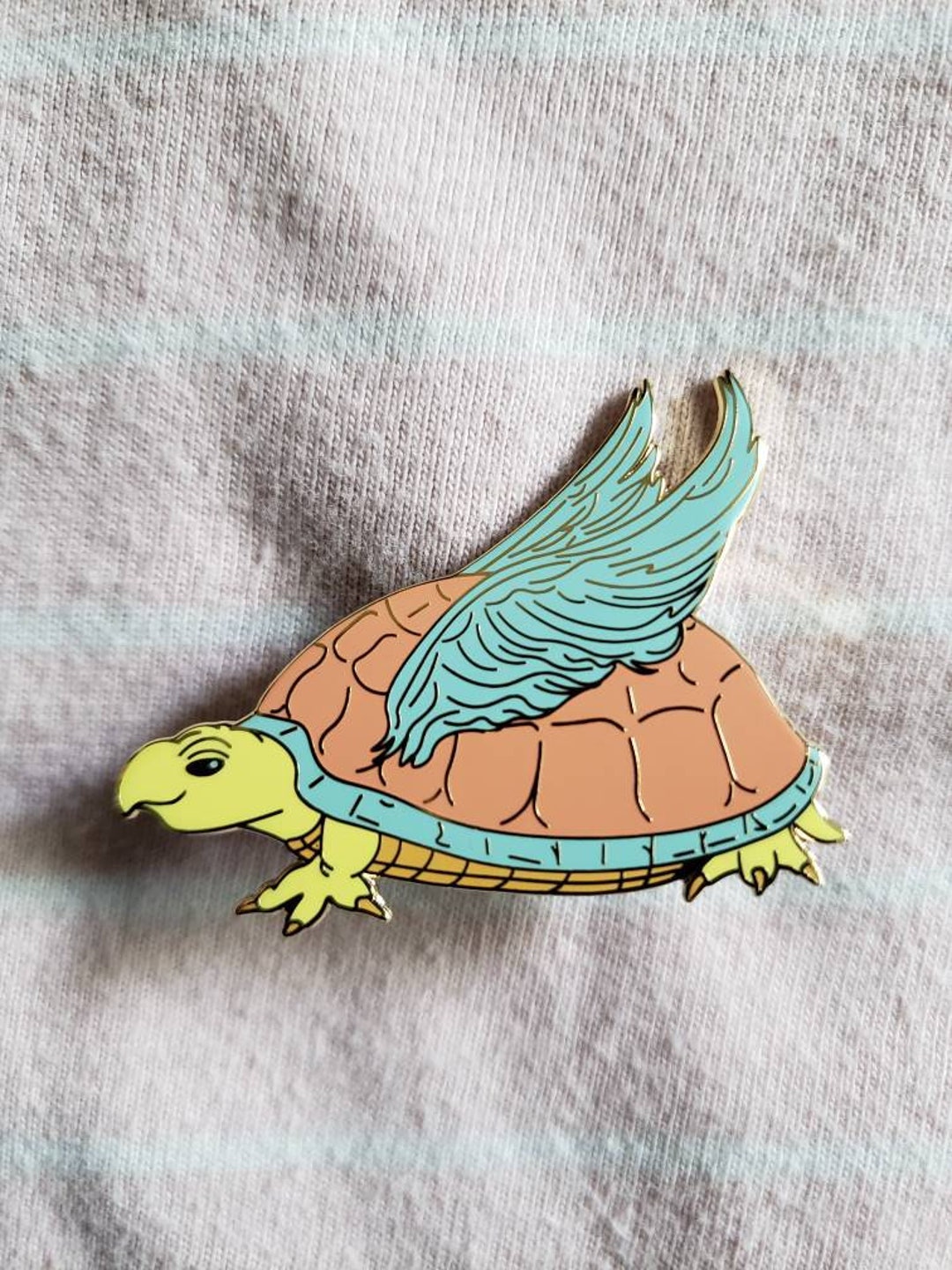 Bad Turtle - Paratrooper - Hard Enamel Pin - Etsy