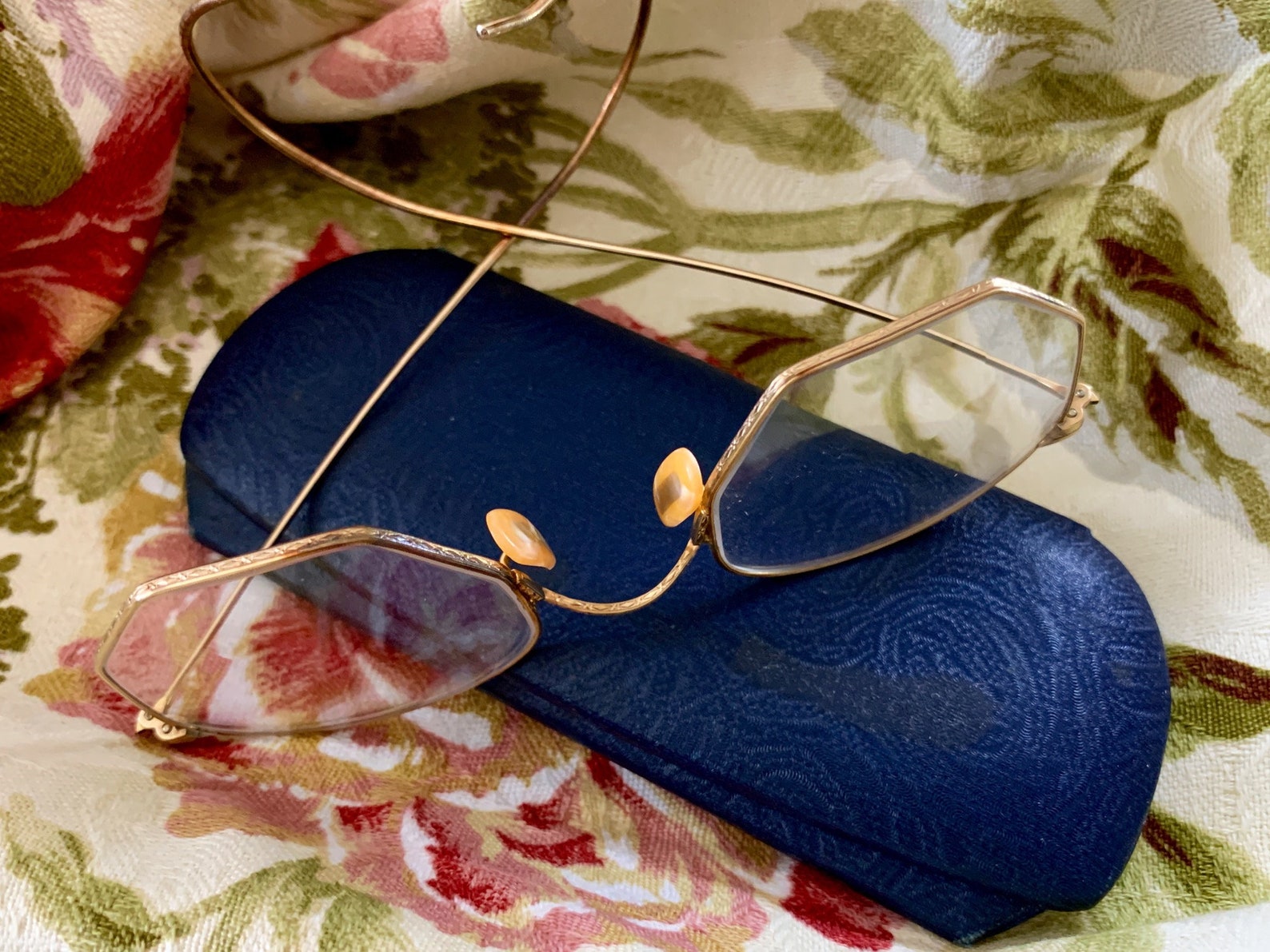 Antique Gold Rim Glasses 12k Bifocals Old Wire Rim Glasses Etsy