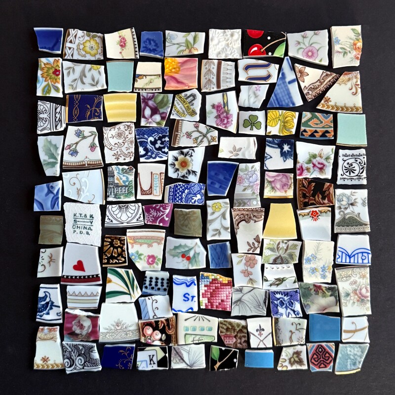 Broken China Mosaic - Etsy