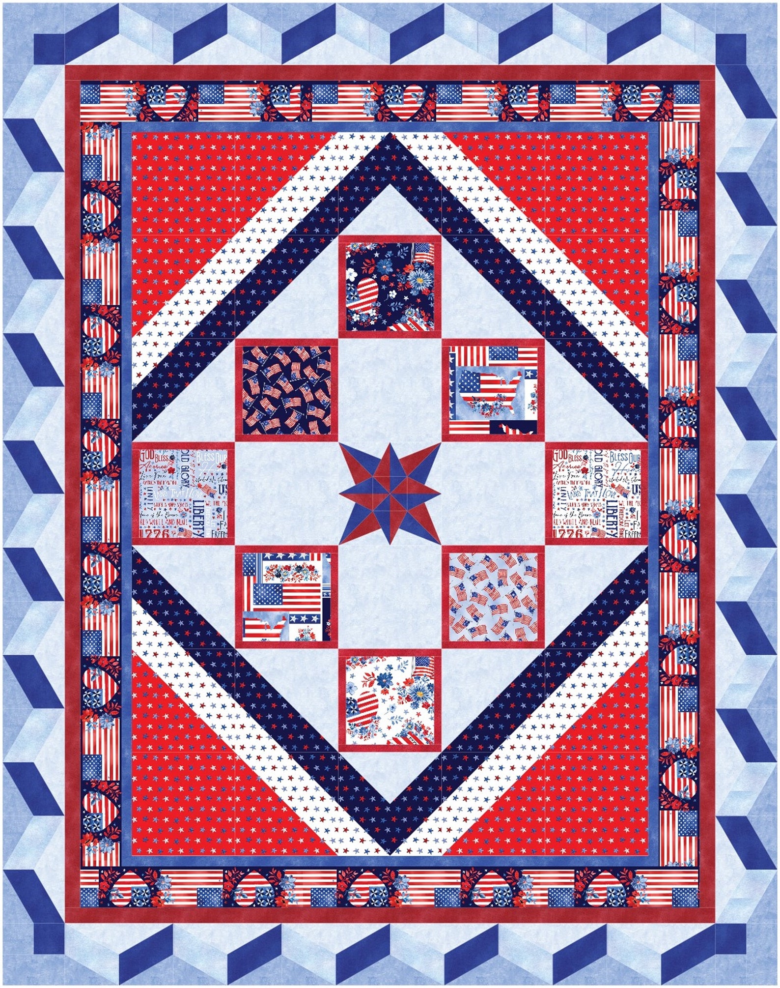 Trip Around the Wild Quilt Pattern Twin Size - PDF - Etsy