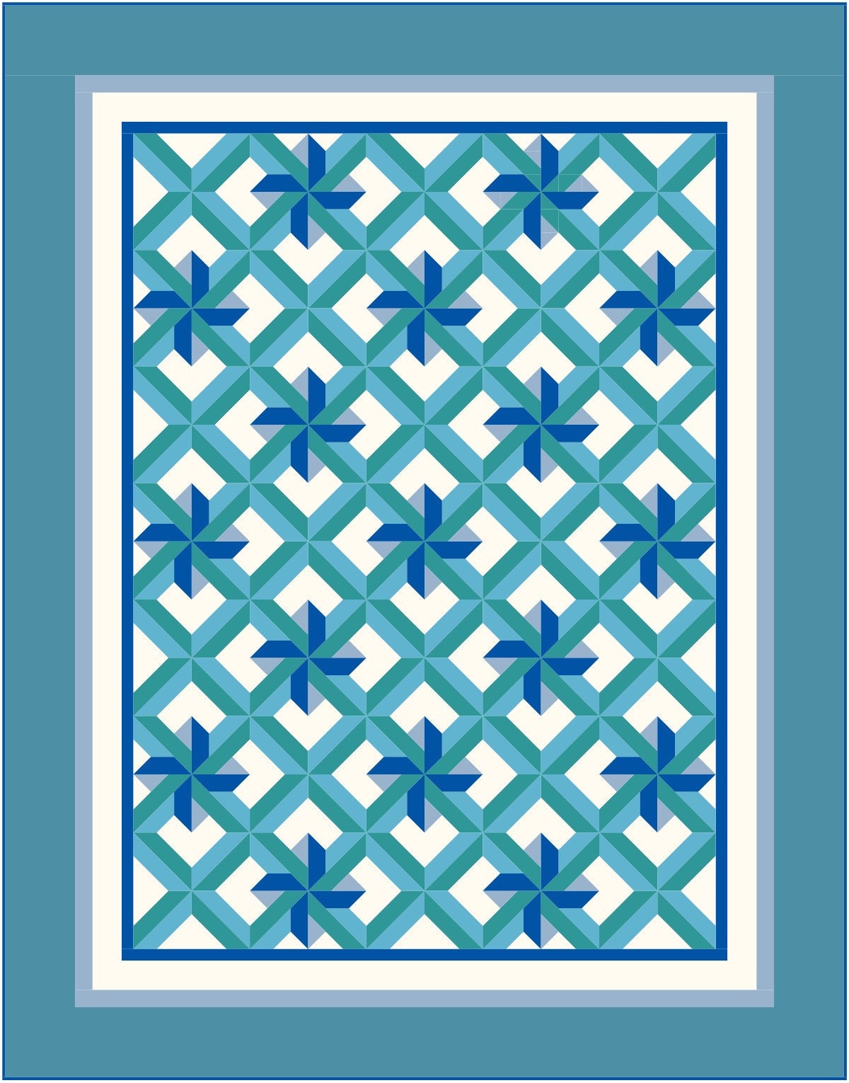 All A-whirl Quilt Pattern in Multiple Sizes - PDF - Etsy