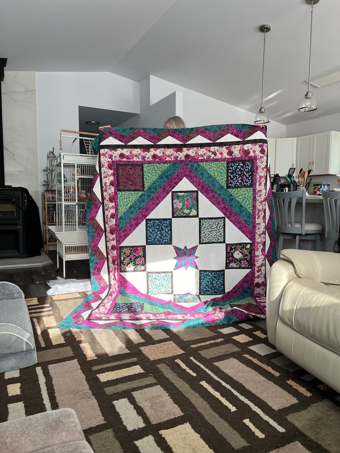 Trip Around the Wild Quilt Pattern Twin Size - PDF - Etsy