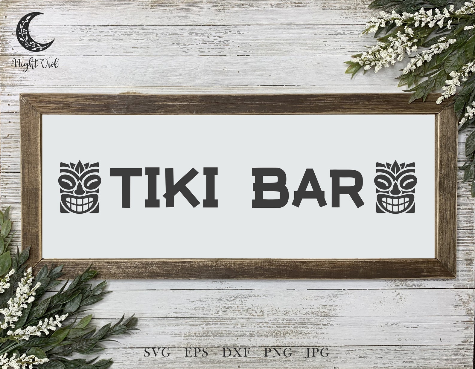 Tiki Bar SVG patio decor svg tiki bar sign bar sign svg | Etsy