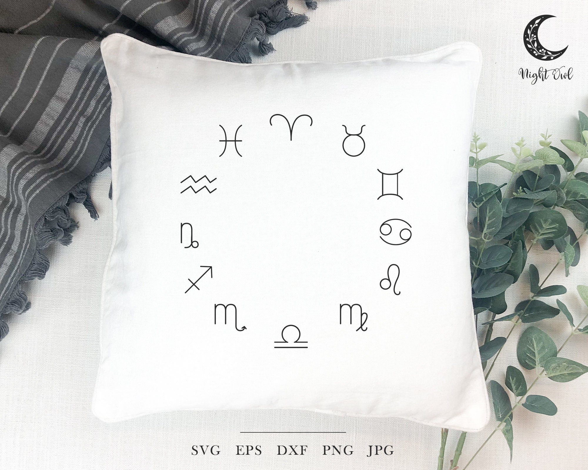 Astrology Signs SVG Bundle Horoscope Svg, Zodiac Signs Svg, Zodiac Svg ...