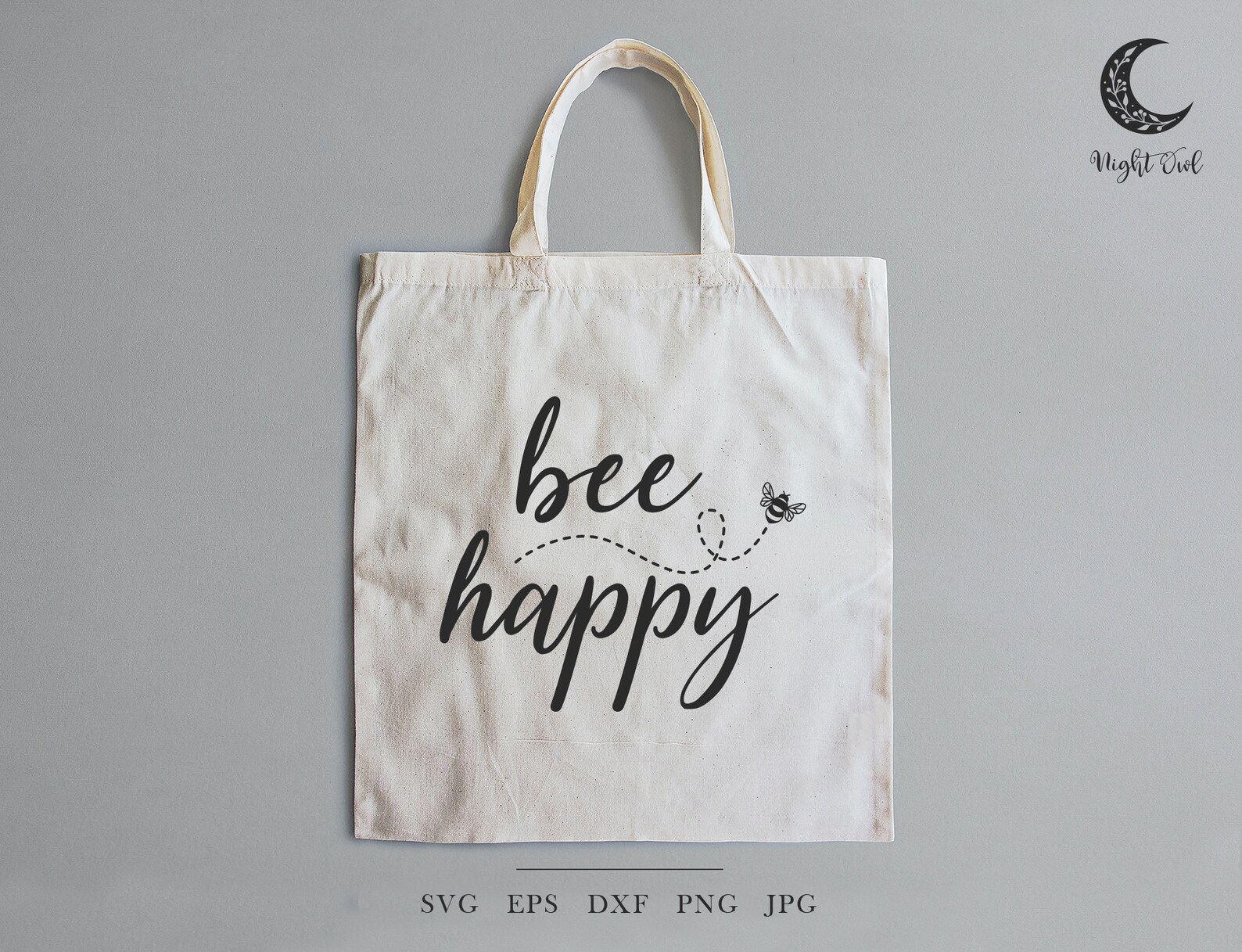 Bee Happy SVG - Motivational Svg, Good Vibes Svg, Spring Svg, Be Kind ...