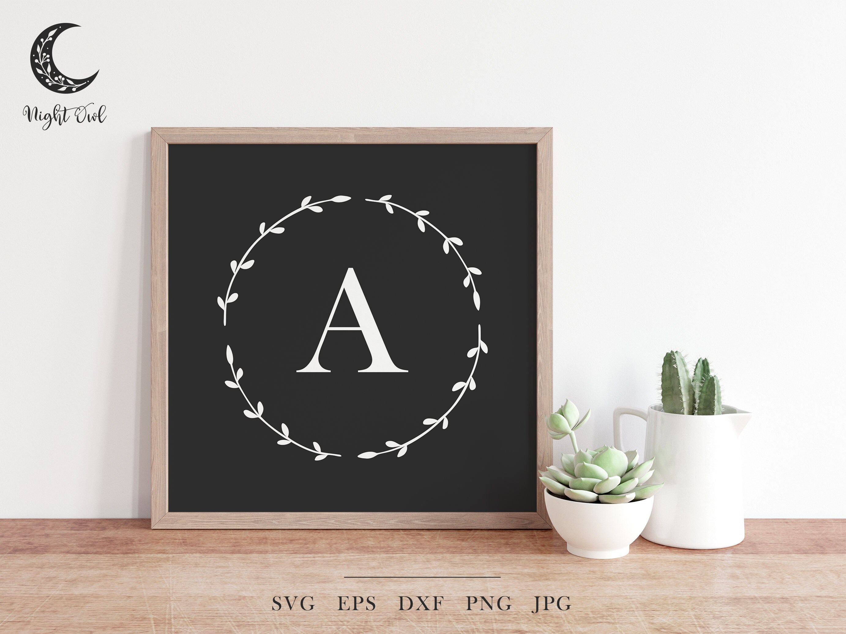 Spring Leaf Laurel Wreath SVG Laurel Leaf Wreath SVG Floral | Etsy