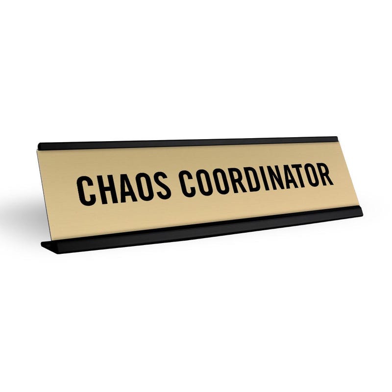 Coordinator Desk Sign - Etsy