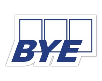 Bye Sticker - Etsy