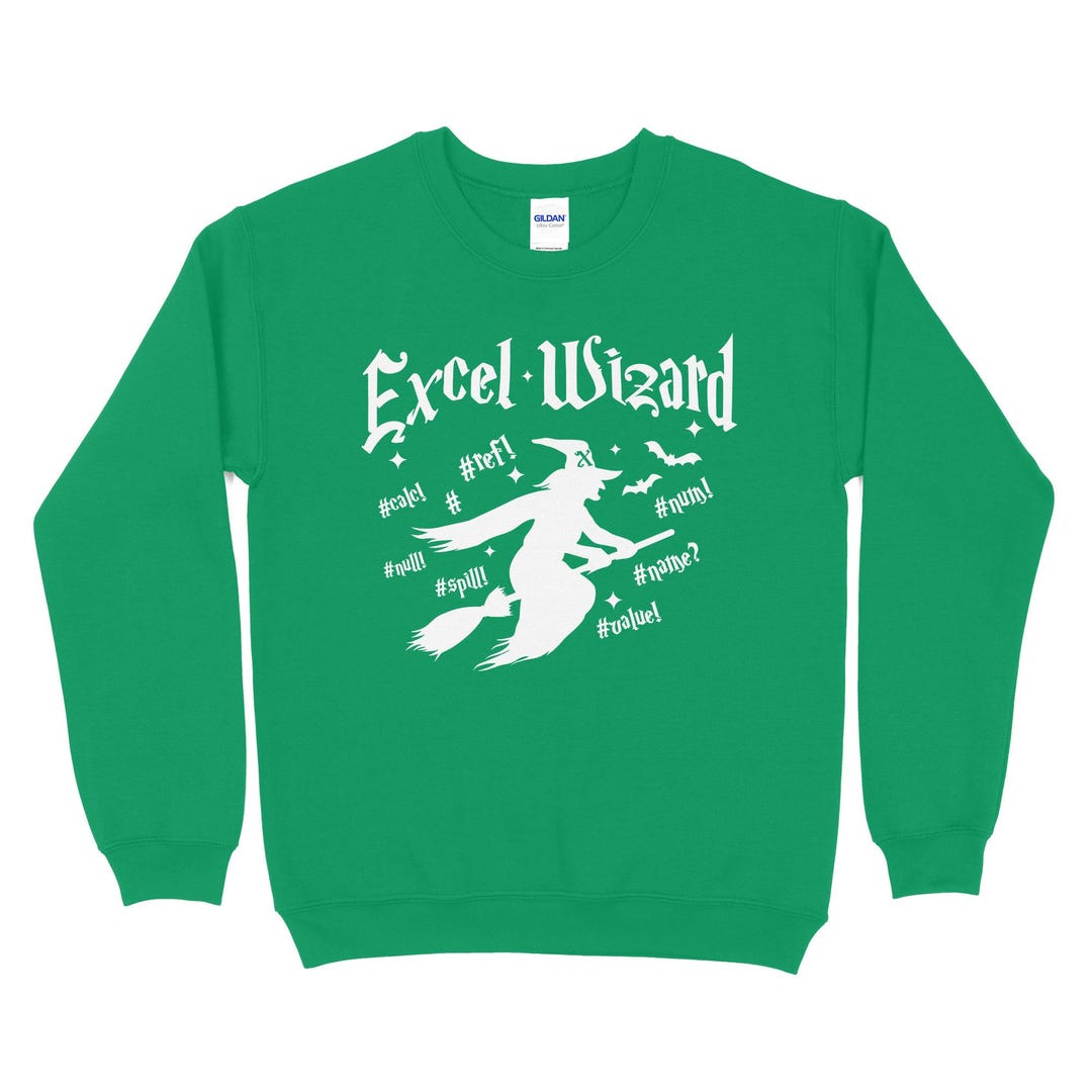 Excel Wizard Sweater - Etsy