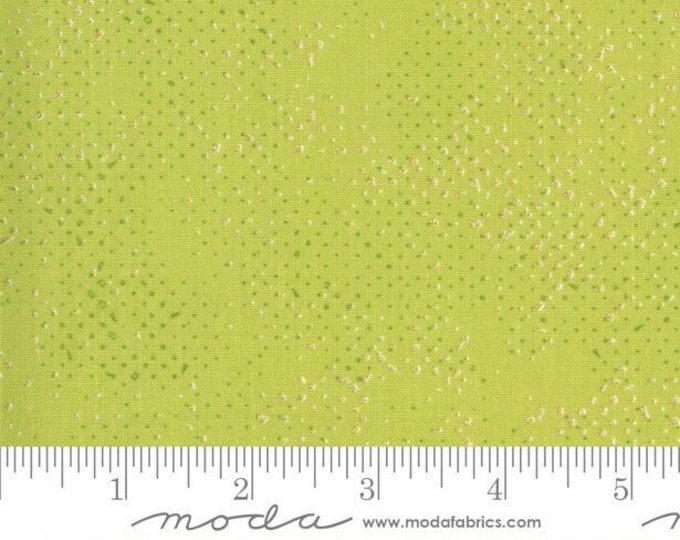 Spotted Metallic Chartreus by Zen Chic for Moda Fabrics (1660 144M) - Etsy