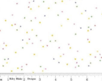 Blossoms on White in All the Pink by Christopher Thompson for Riley ...