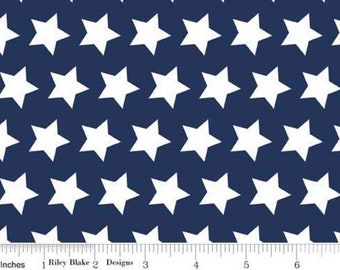 Navy Blue Stars | Etsy