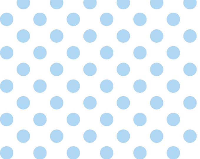 Dots Pale Blue Dots on White by Kim Christopherson of Kimberbell ...