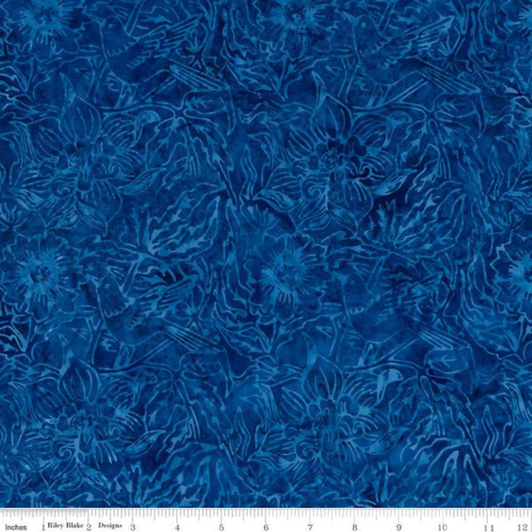 Expressions Batiks Elementals Royal Blue by Riley Blake Designs ...