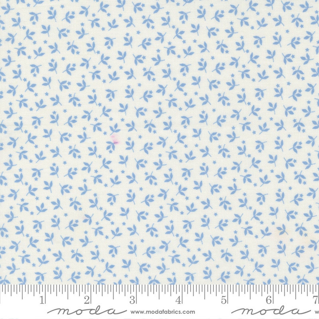 Sunrise Side Little Leaf Blenders Cream Light Blue by Minick & Simpson ...