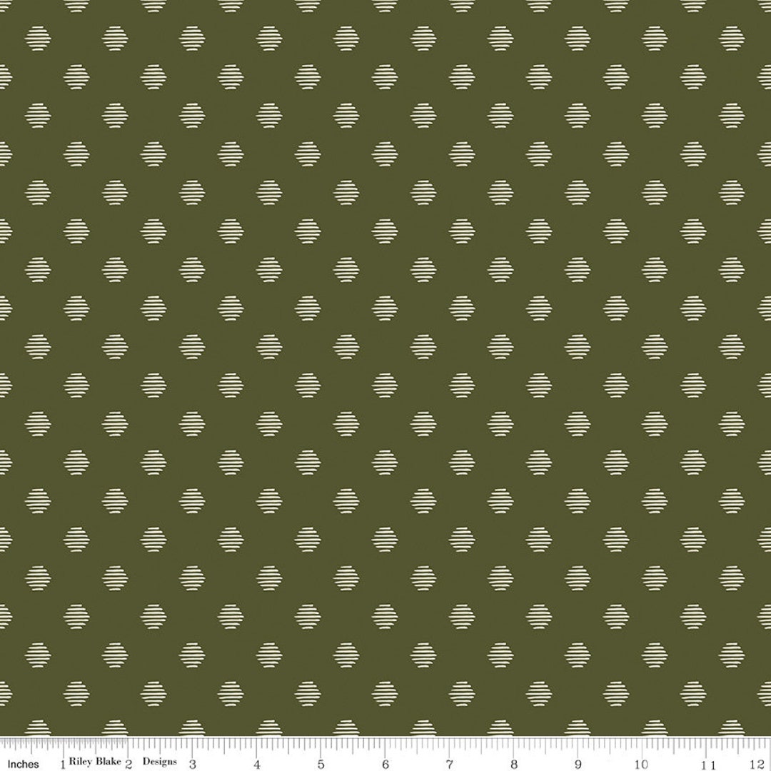 Eden Hexagon Hunter by Gabrielle Neil Design for Riley Blake Designs ...