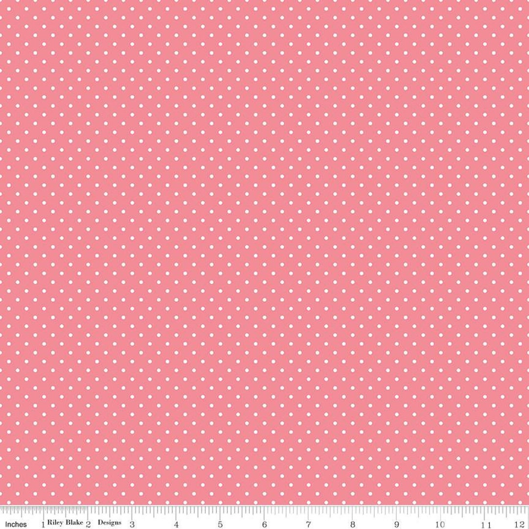 Swiss Dot Sugar Pink by Riley Blake Designs - C670-SUGARPINK - Etsy