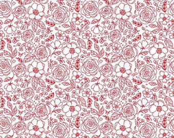 My Valentine by Echo Park Paper Company for Riley Blake C14153 Lined ...