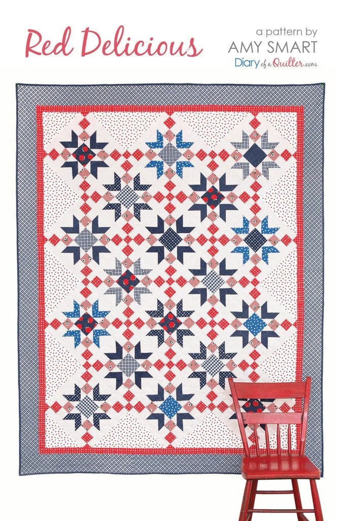 Red Delicious Quilt Pattern by Amy Smart of Diary of a Quilter ...