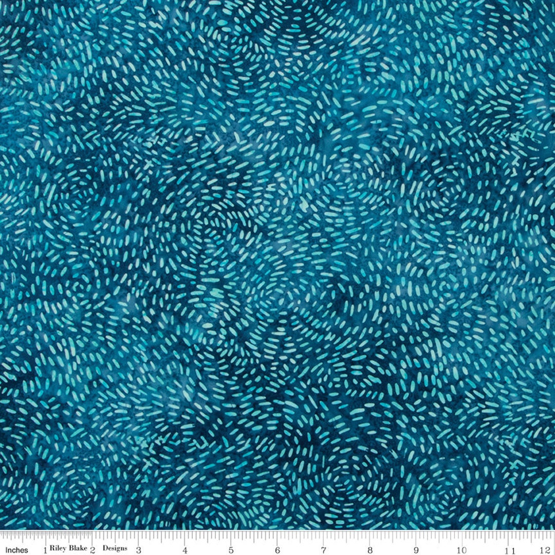 Expressions Batiks Bayou Blues Grotto by Riley Blake Designs BTHH1236 ...
