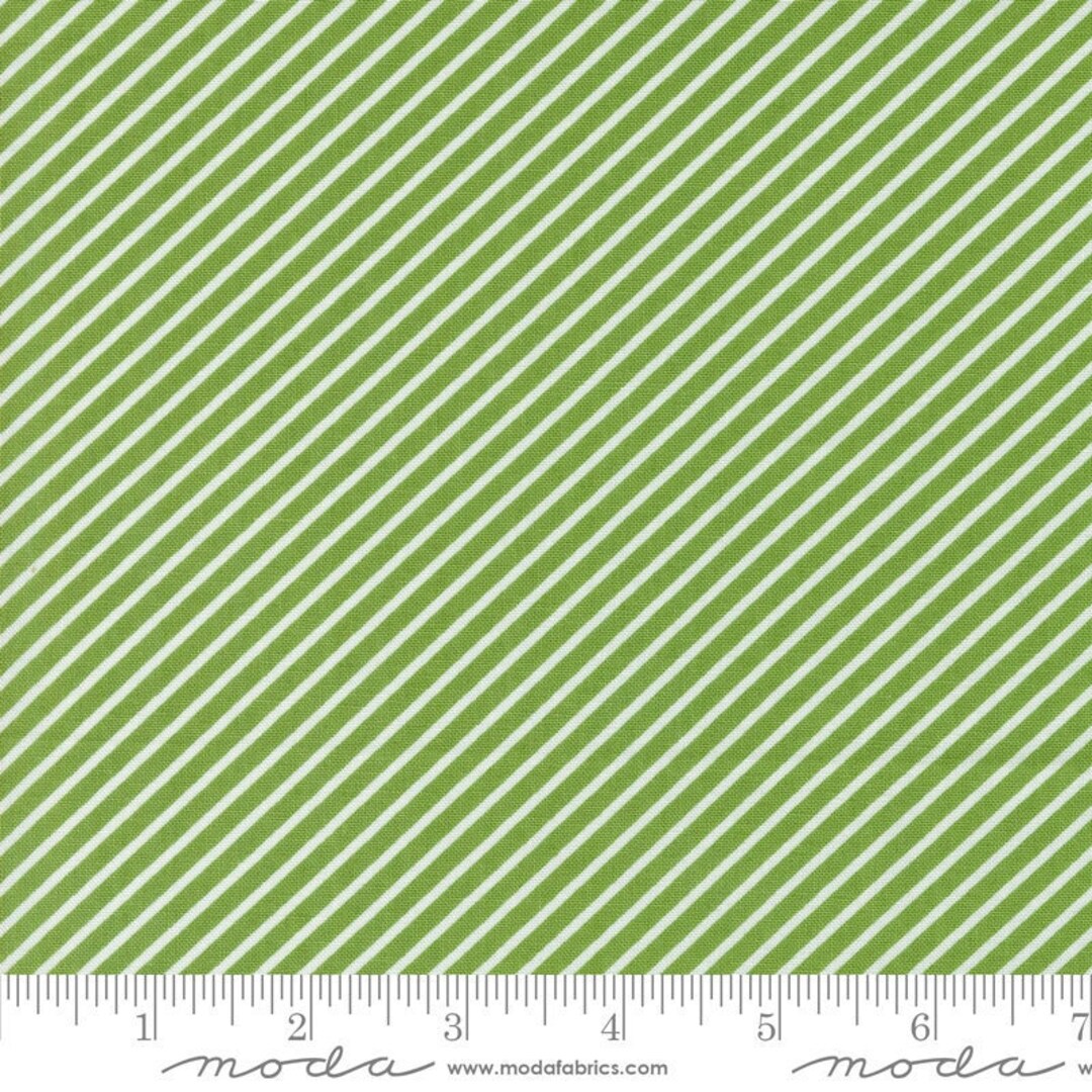 Laguna Sunrise Stripes Fresh Grass by Sherri & Chelsi for Moda Fabrics ...