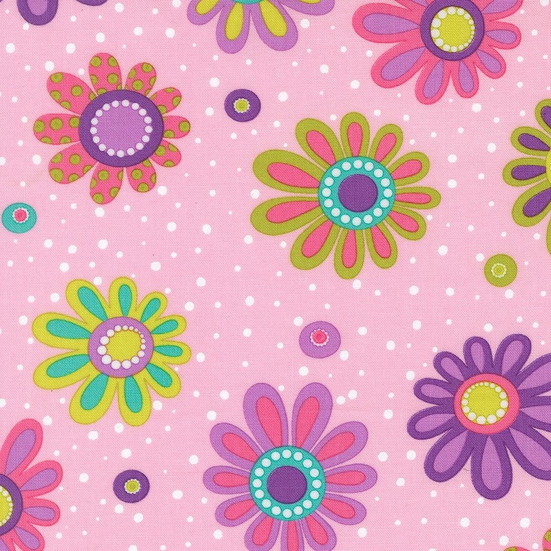Moda Fabric Petal Power - Etsy