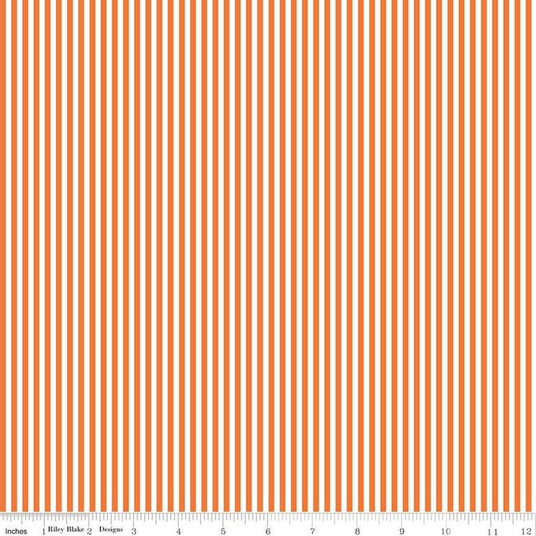 Orange 1/8 Stripe by Riley Blake Designs - C495-ORANGE - Etsy