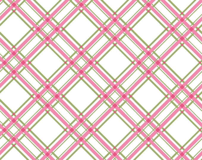 Pink/green Diagonal Plaid Designed by Kim Christopherson of Kimberbell ...