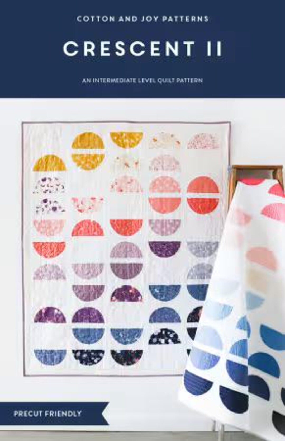 Crescent II Quilt Pattern by Fran Gulick of Cotton and Joy - Printed ...