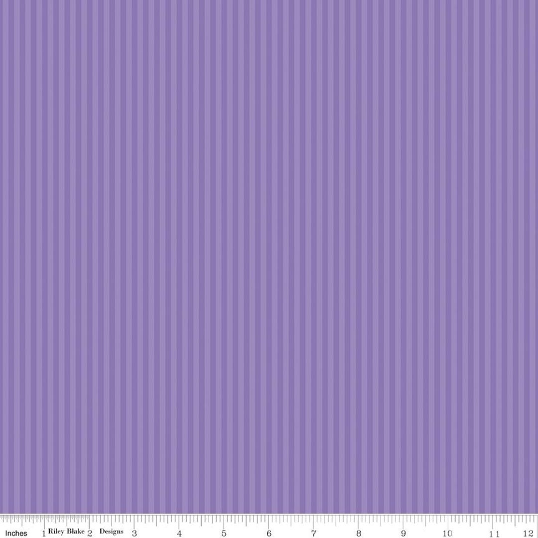 1/8" Tonal Stripe Amethyst by the RBD Designers for Riley Blake Designs ...
