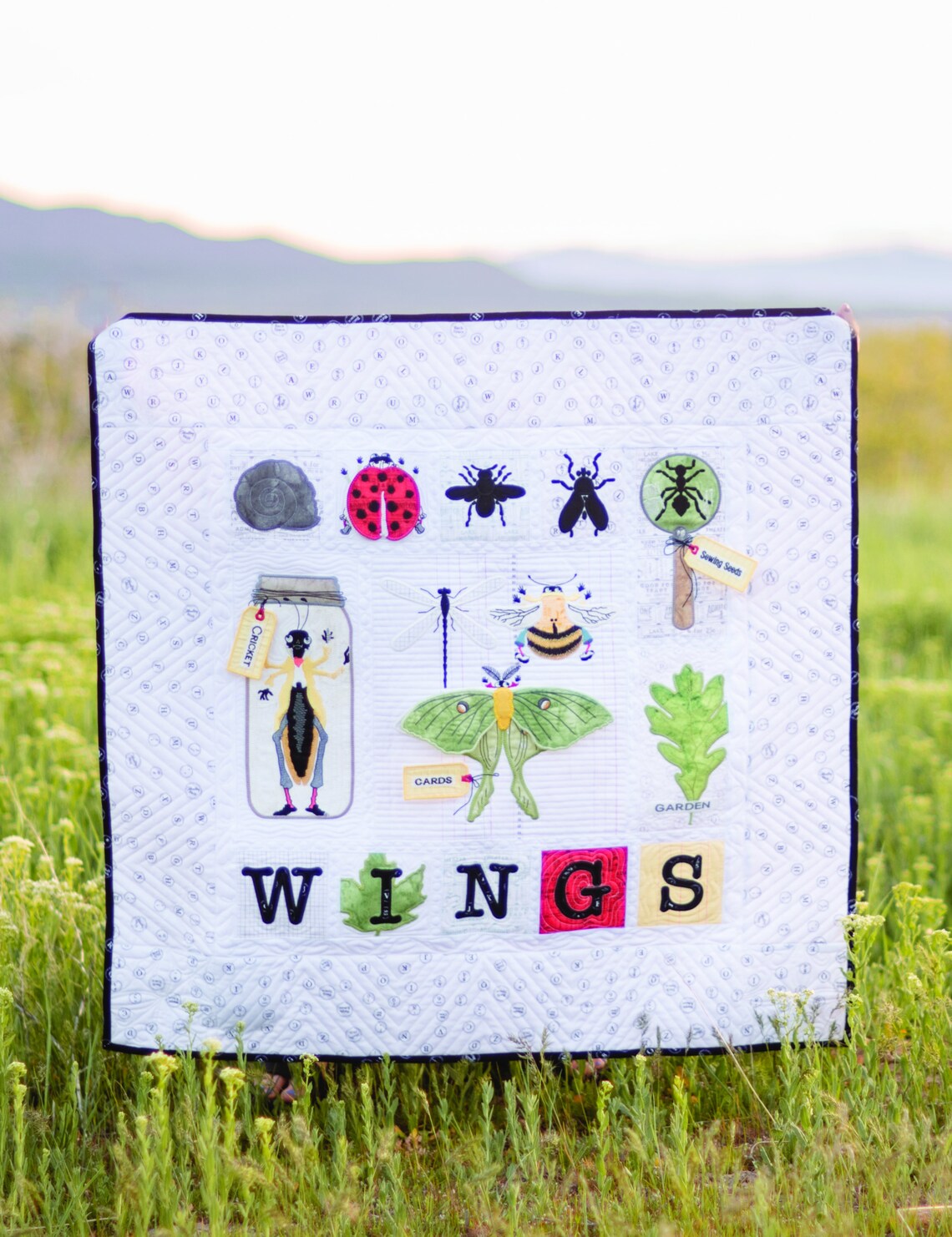 In the Wings Quilt Machine Embroidery by J Wecker Frisch for Riley ...