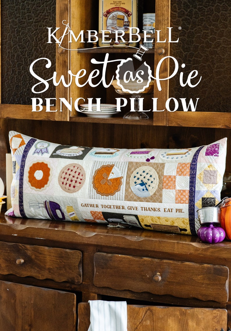 Sweet as Pie Bench Pillow Embellishment Kit by Kimberbell - Etsy