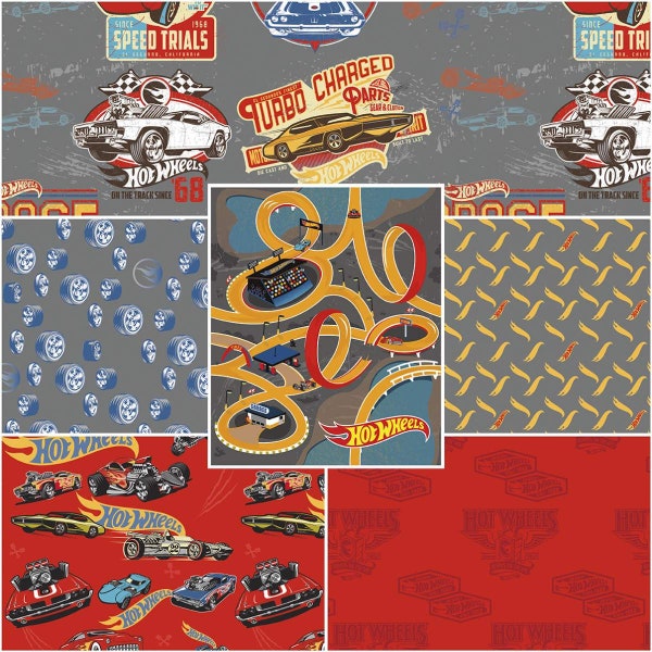 Hot Wheels Fabric - Etsy