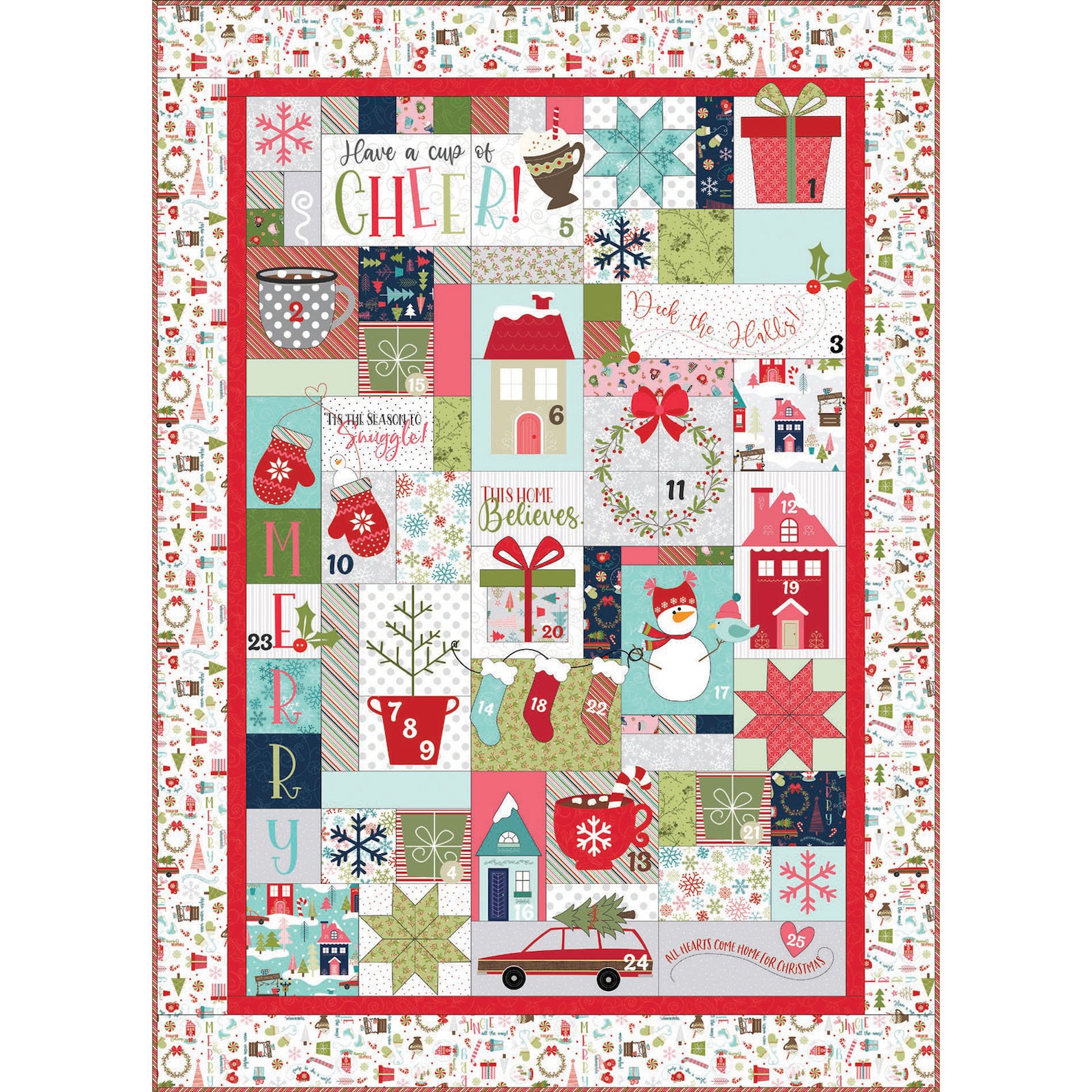 Cup of Cheer Advent Quilt Embellishment Kit by Kimberbell - Etsy