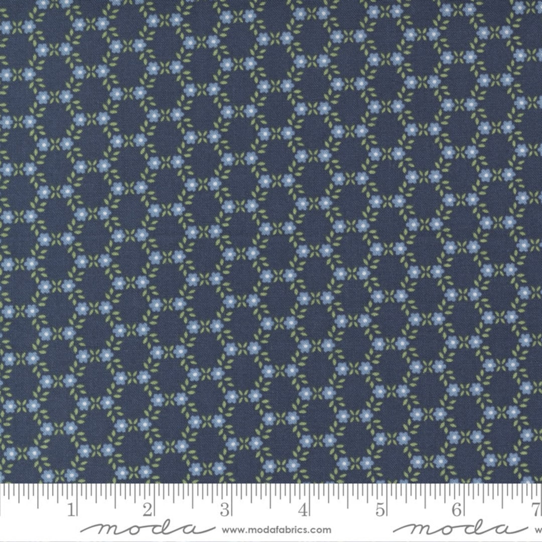 Dwell Spring Navy by Camille Roskelley of Moda Fabrics 55275 13 - Etsy